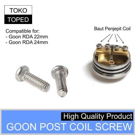 Jual XX Goon Post Coil Screw | baut penjepit coil 528 custom v1.5 | 24 ...