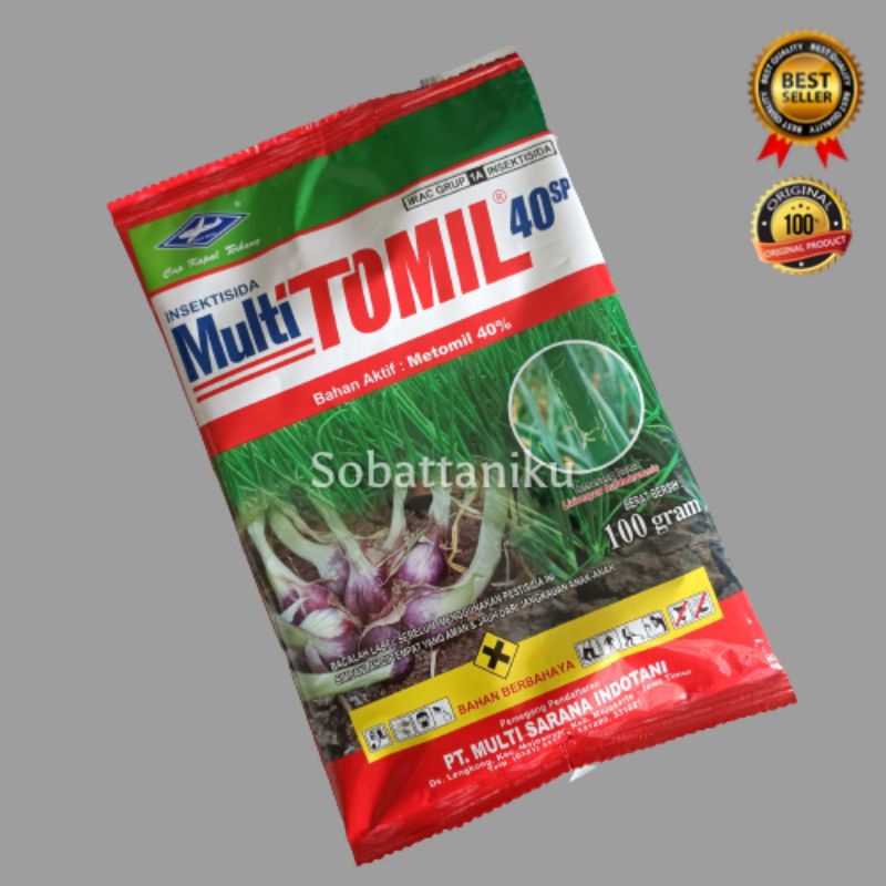 Jual COD Grosir Insektisida Multitomil 40 SP Metomil 40% Pembasmi Ulat ...