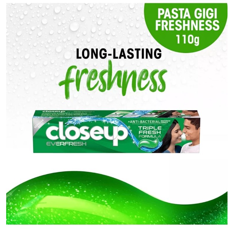 Jual CLOSE UP Pasta Gigi Ever Fresh Menthol Fresh 110g | Shopee Indonesia