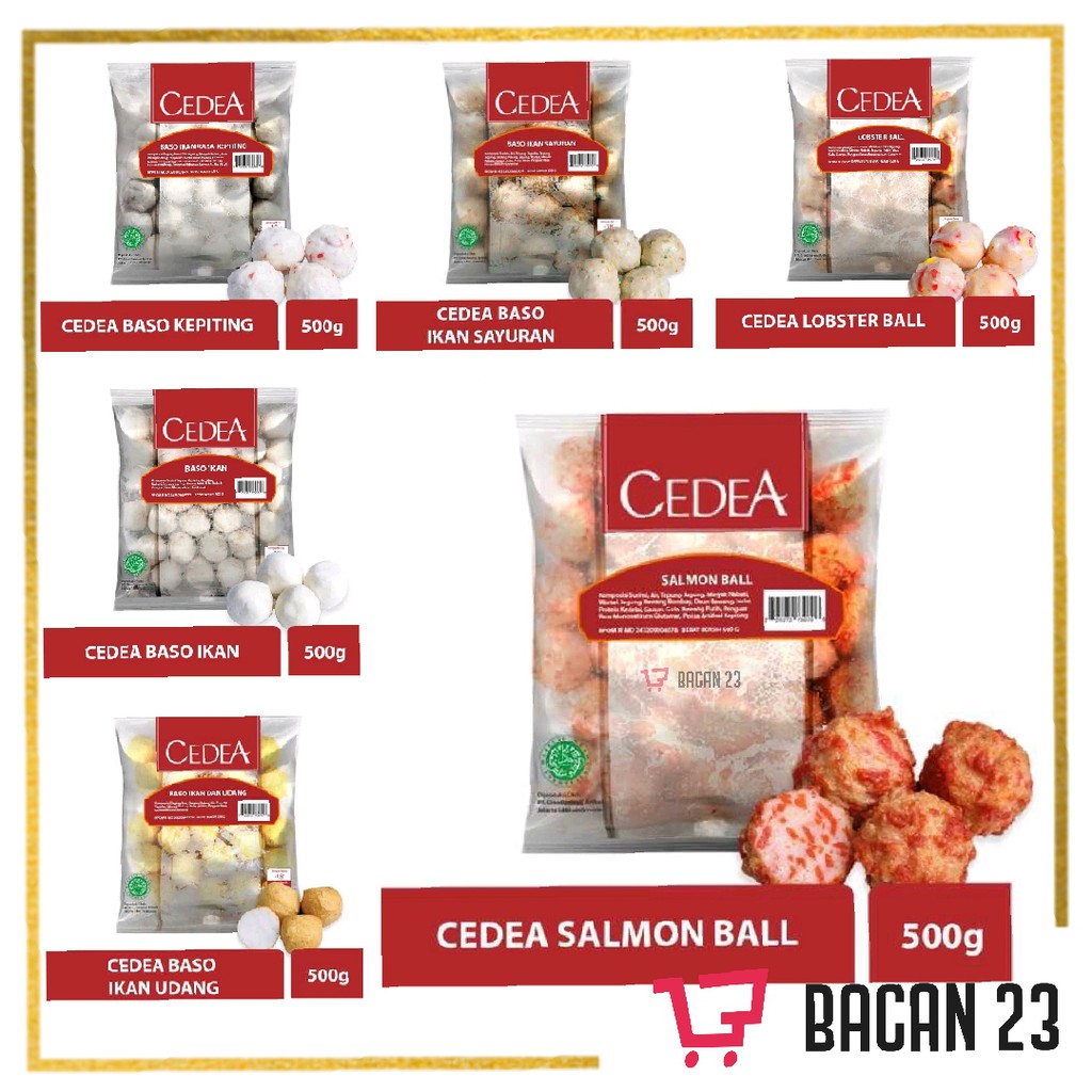 Jual Cedea Baso Ikan (500gr) / Lobster - Salmon - Dumpling / Frozen ...