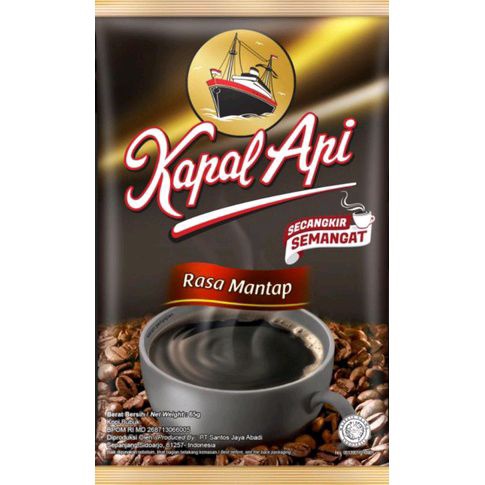 Jual Kopi Kapal Api Rasa Mantap 65 gram | Shopee Indonesia