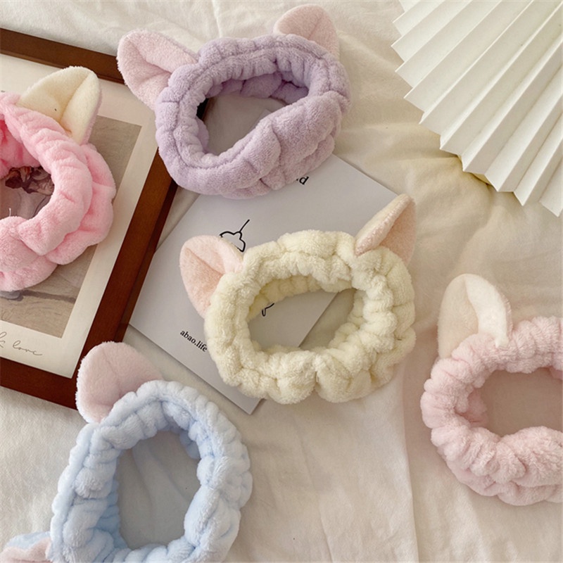 Jual AC013 Bandana Bando Headband Makeup atau Cuci Muka Motif Imut dan ...