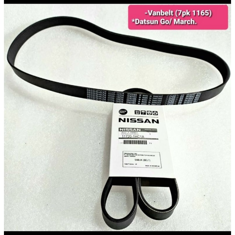 Jual Vanbelt Fan Belt Nissan March Datsun Go 7PK 1165 | Shopee Indonesia