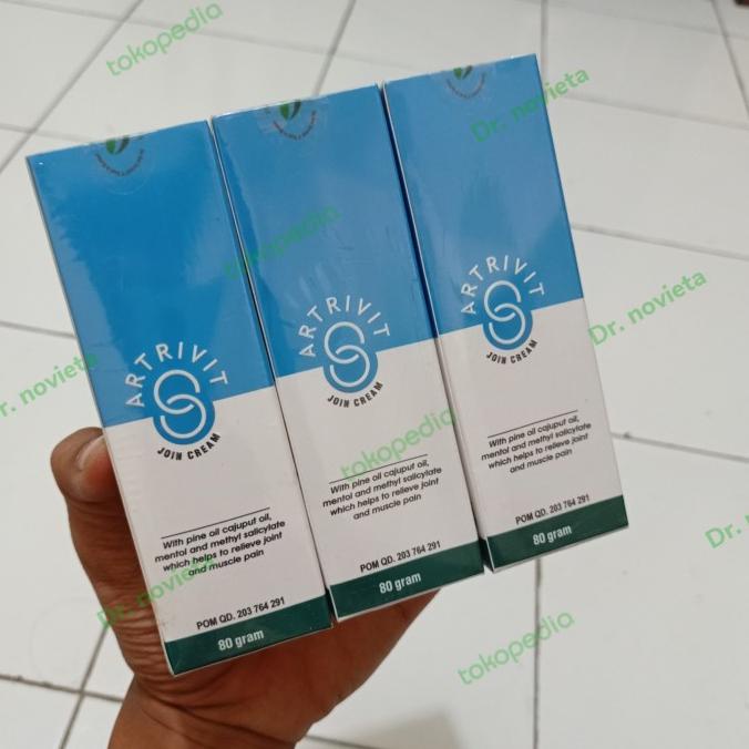 Jual ARTRIVIT ORIGINAL CREAM SENDI NYERI LUTUT 100% ASLI KEMASAN SABLON ...