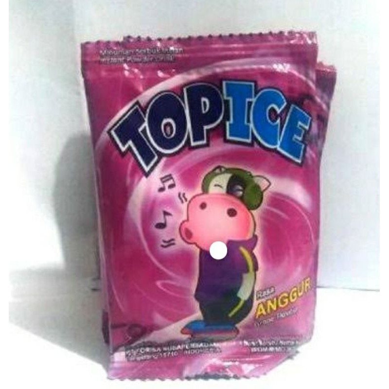 Jual Top ice rasa anggur 1 renteng isi 10 sachet | Shopee Indonesia