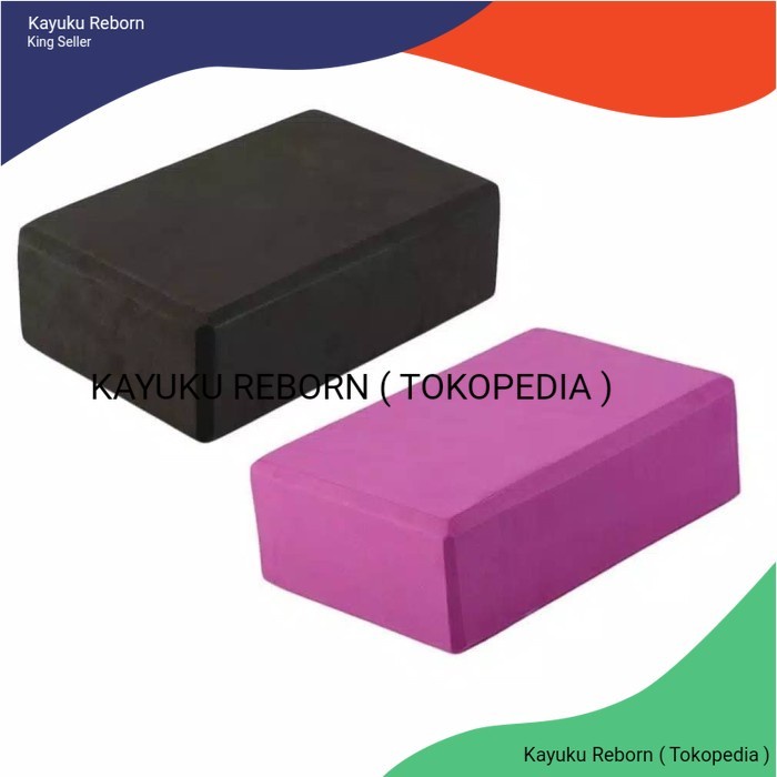 Jual balok block yoga kayu warna | Shopee Indonesia