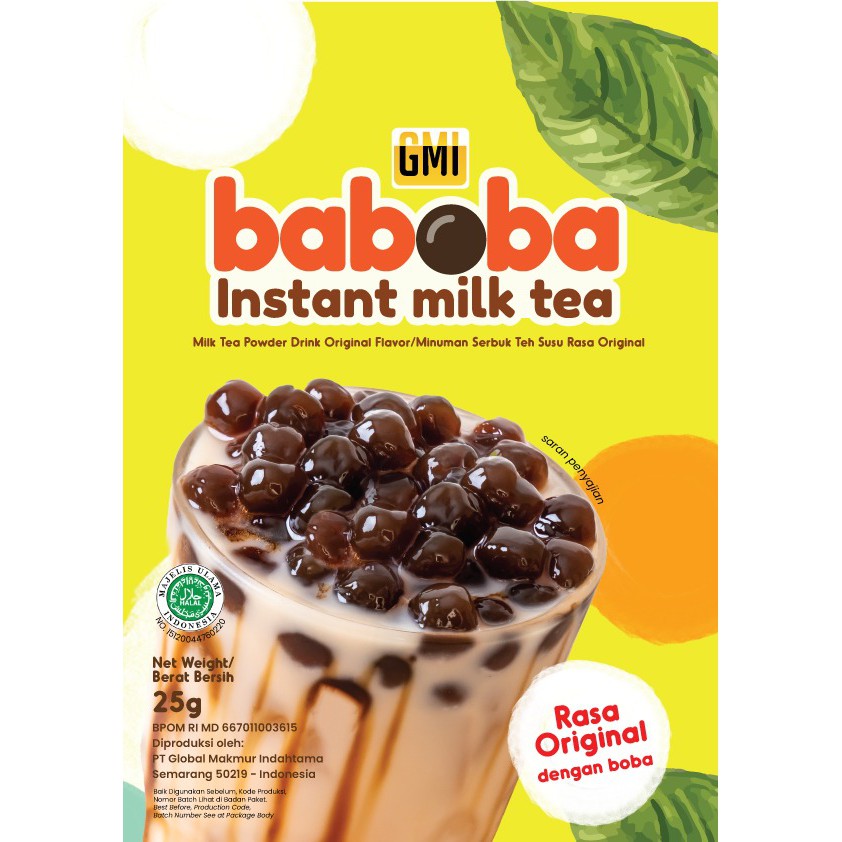 Jual Baboba Instant Milk Tea (minuman Teh Susu) | Shopee Indonesia