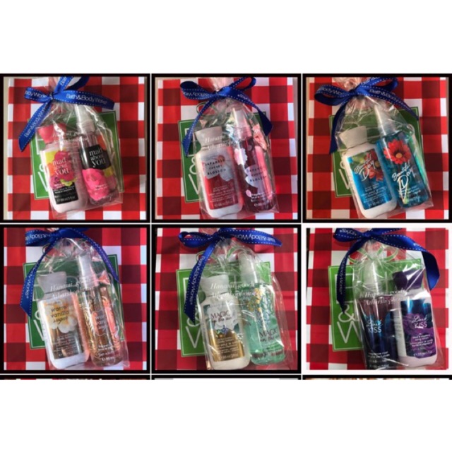 Jual BBW Bath & Body Works SATU SET GIFT SET TRAVEL SIZE Mad About You ...