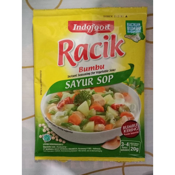 Jual Bumbu Racik Sayur Sop Indofood 20g | Shopee Indonesia