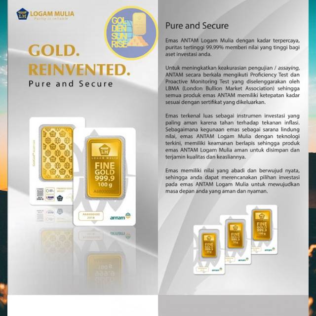 Jual 5 Gr 5 Gram Logam Mulia Emas Antam 2020 / 2021 Certicard New Press ...