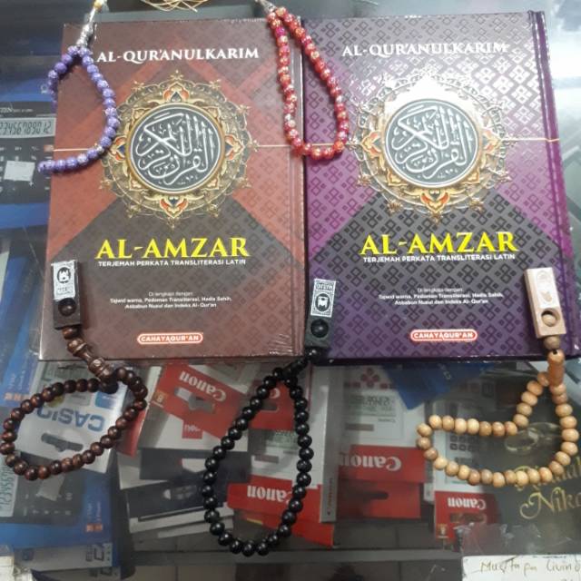 Jual Al quran al amzar a5 terjemah perkata latin tajwid warna free tasbih | Shopee Indonesia