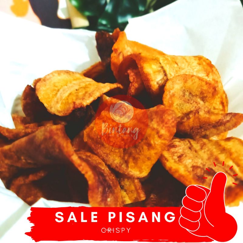 Jual Sale Pisang Crispy 500 gr || free Bubble free kardus | Shopee ...