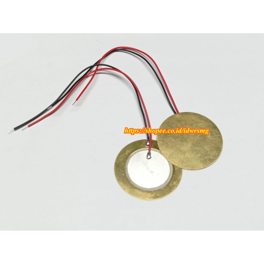 Jual Copper Drum Piezo Wire 27mm Elements Buzzer Sounder Sensor Trigger Disc | Shopee Indonesia