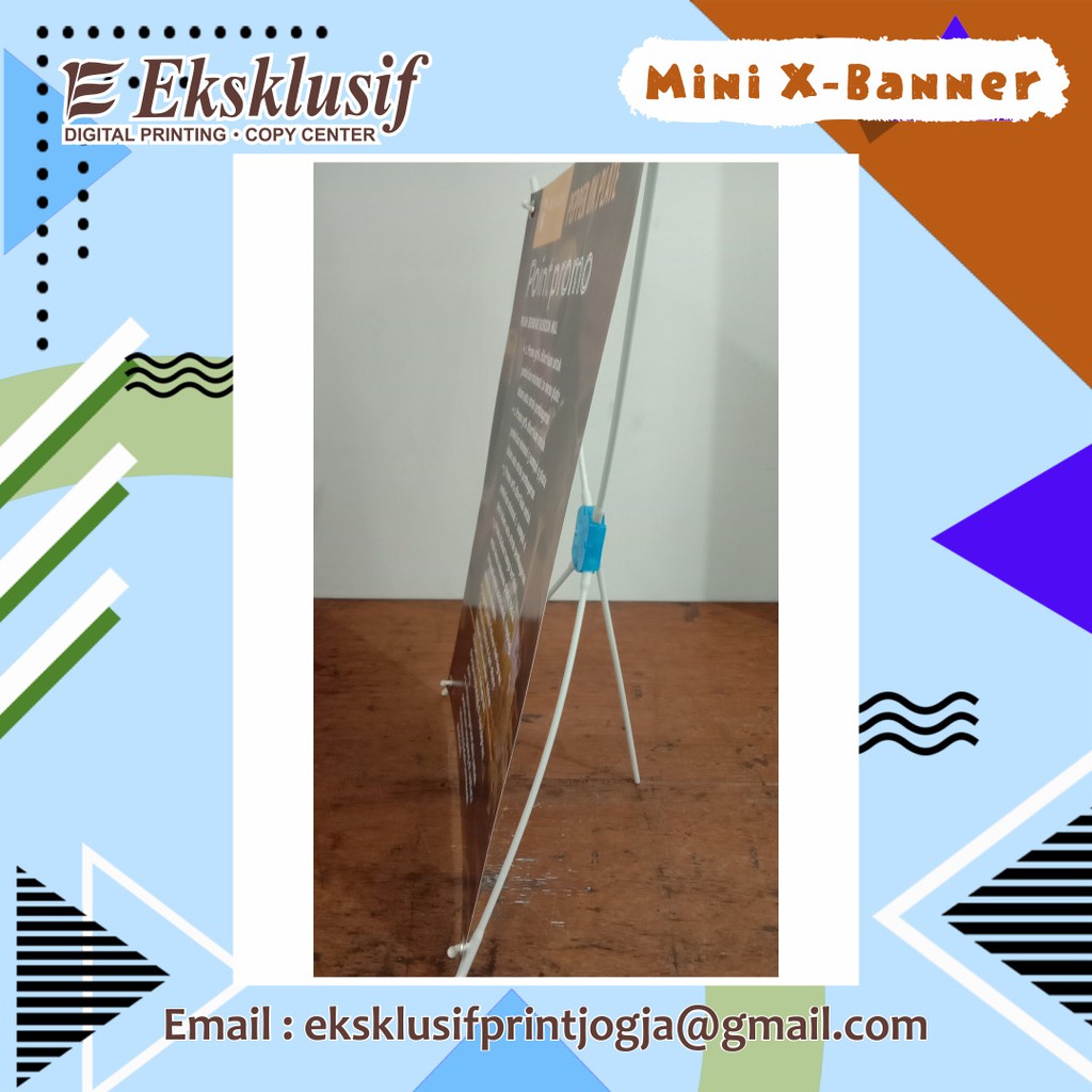 Jual MINI X-BANNER UKURAN A3 / MINI X-BANNER CUSTOM / STAND PROMOSI ...