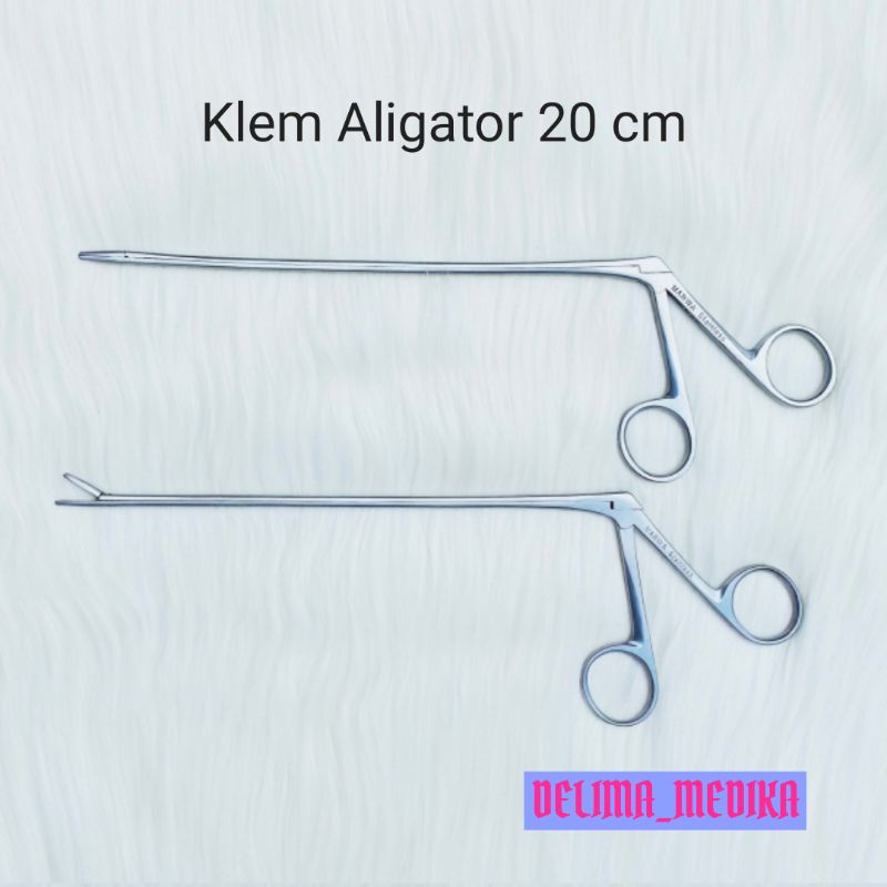 Jual Klem Aligator 20cm Stainless Steel / IUD Removal Forceps 20 cm ...