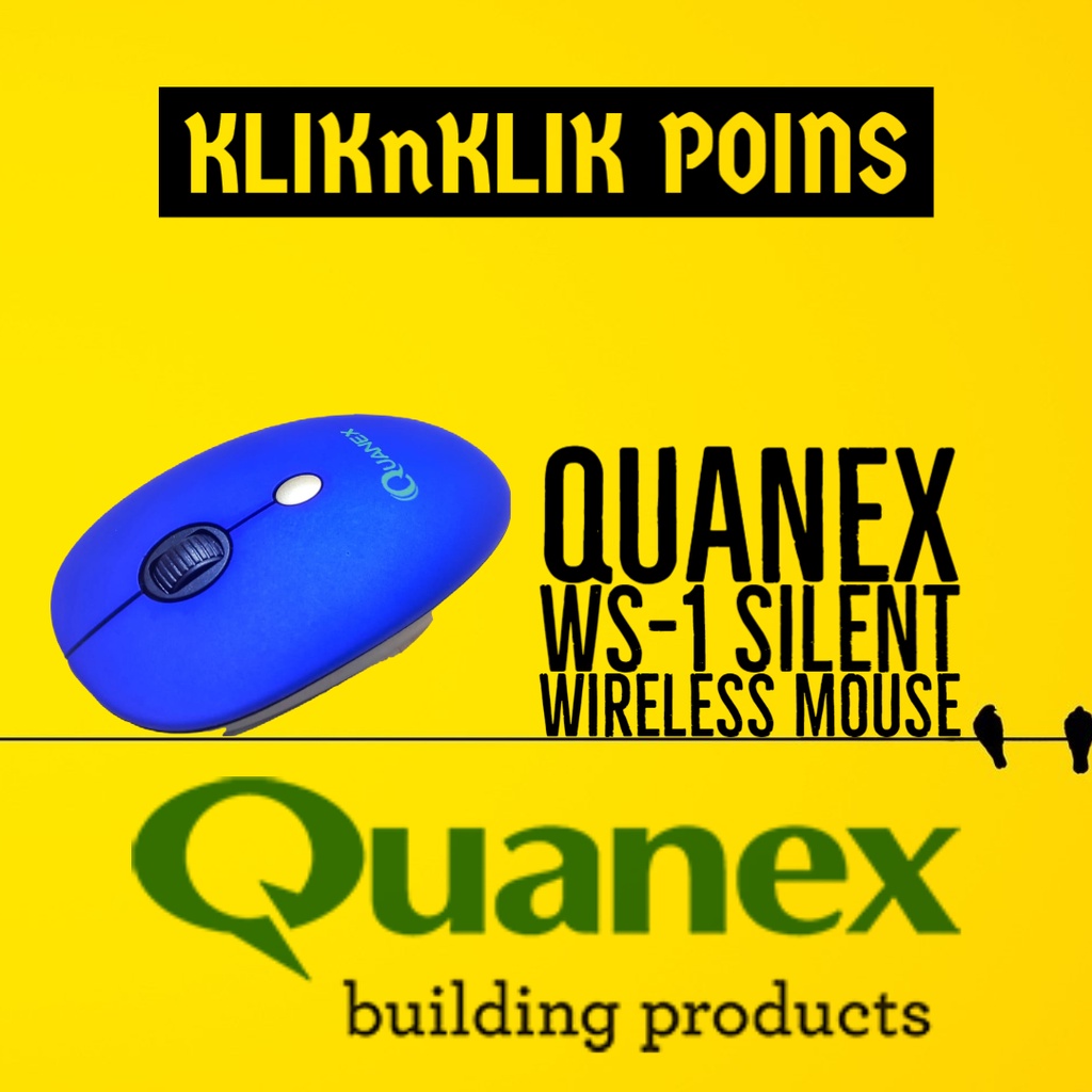 Jual QUANEX WS-1 SILENT WIRELESS MOUSE - GARANSI 6 BULAN | Shopee Indonesia