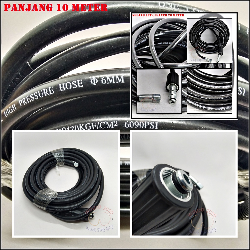 Jual SELANG STEAM JET CLEANER 10 METER & 20 METER / SLANG CLENER ...