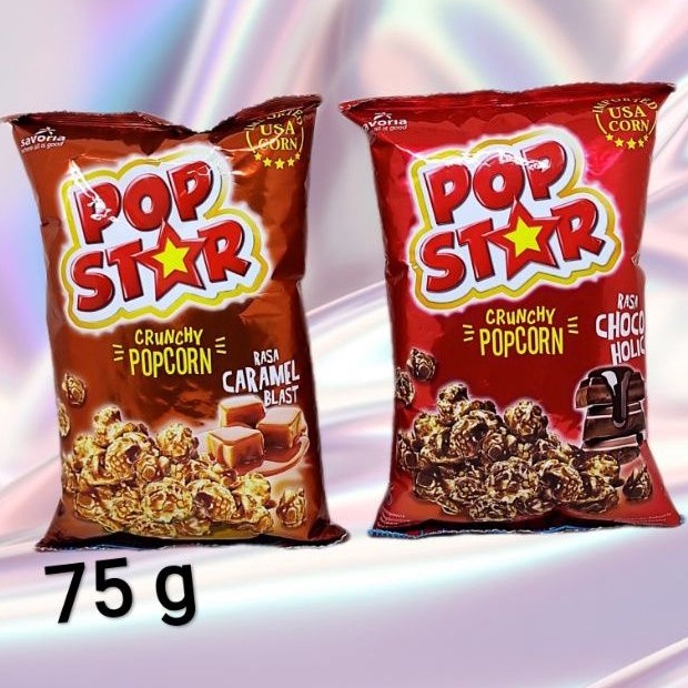 Jual POPSTAR Crunchy Popcorn 75gr - Snack Cemilan | Shopee Indonesia