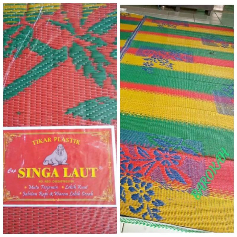 Jual tikar tenun tikar samak asli singa laut ukuran 3x4 M | Shopee ...