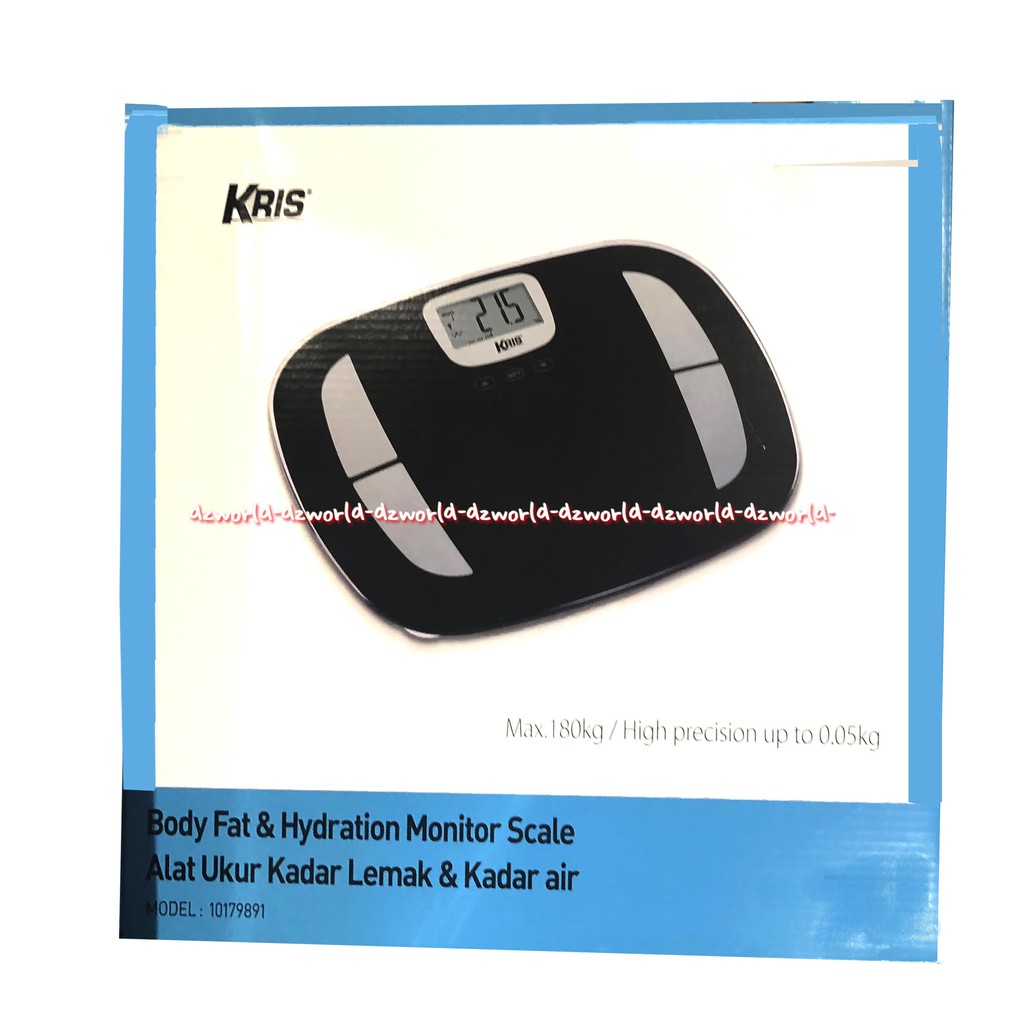 Jual Kris Body Fat Hydration Monitor Scale Timbangan Dan Ukur Kadar ...