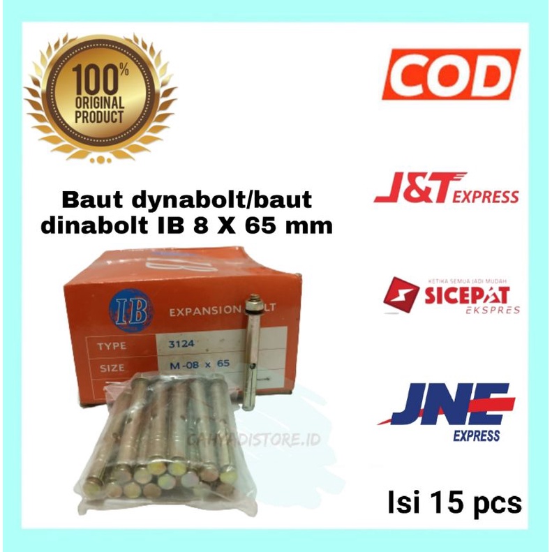 Jual [Harga kotak] Baut Dynabolt/Baut Dinabolt/Baut tanam/Baut Beton ...