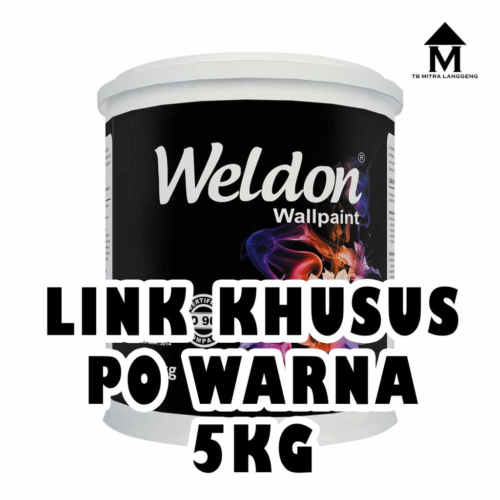 Jual [LINK PREORDER] Cat Dinding Cat Tembok Dekorasi Interior Weldon ...