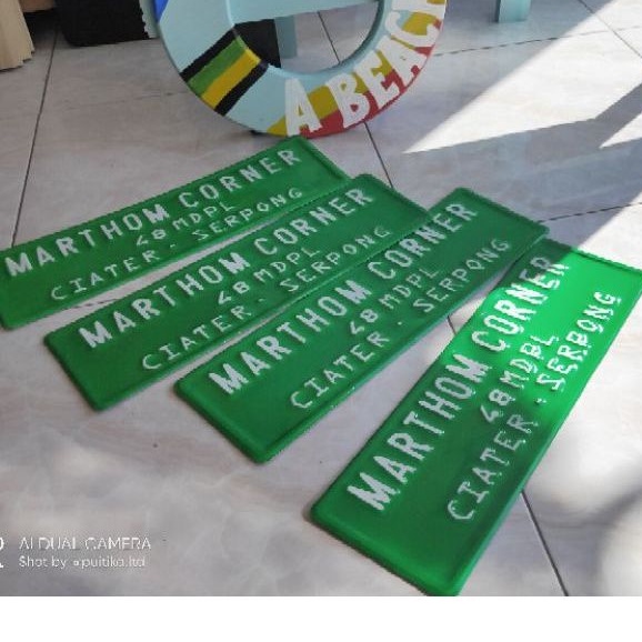 Jual plat tanda nama gunung - papan tanda nama gunung - sign plate ...