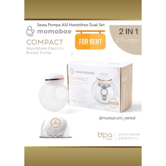 Jual Sewa Pompa ASI Handsfree Momabae Compact Dual | Shopee Indonesia