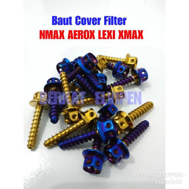 Jual Baut Probolt Cover Filter Hawa Nmax Old New 2020 Aerox Lexi dan ...