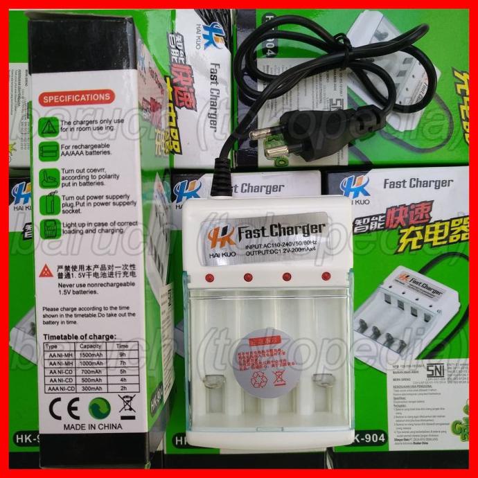 Jual Produk Terbaik] Fast Charger Battery Alat Cas Ces Isi Ulang Tempat ...