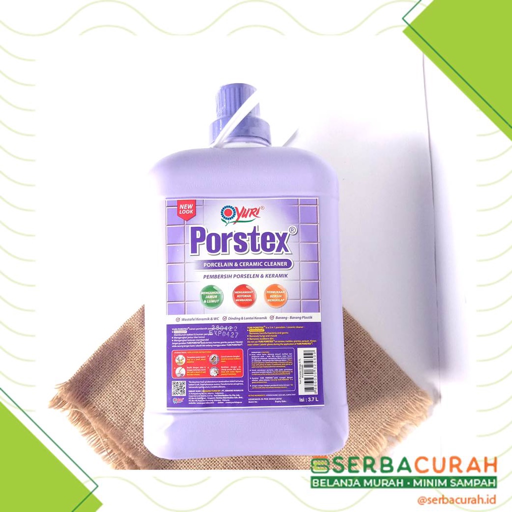Jual Yuri Porstex Ungu | Pembersih Porselen Toilet | Jerigen 3,7 L ...