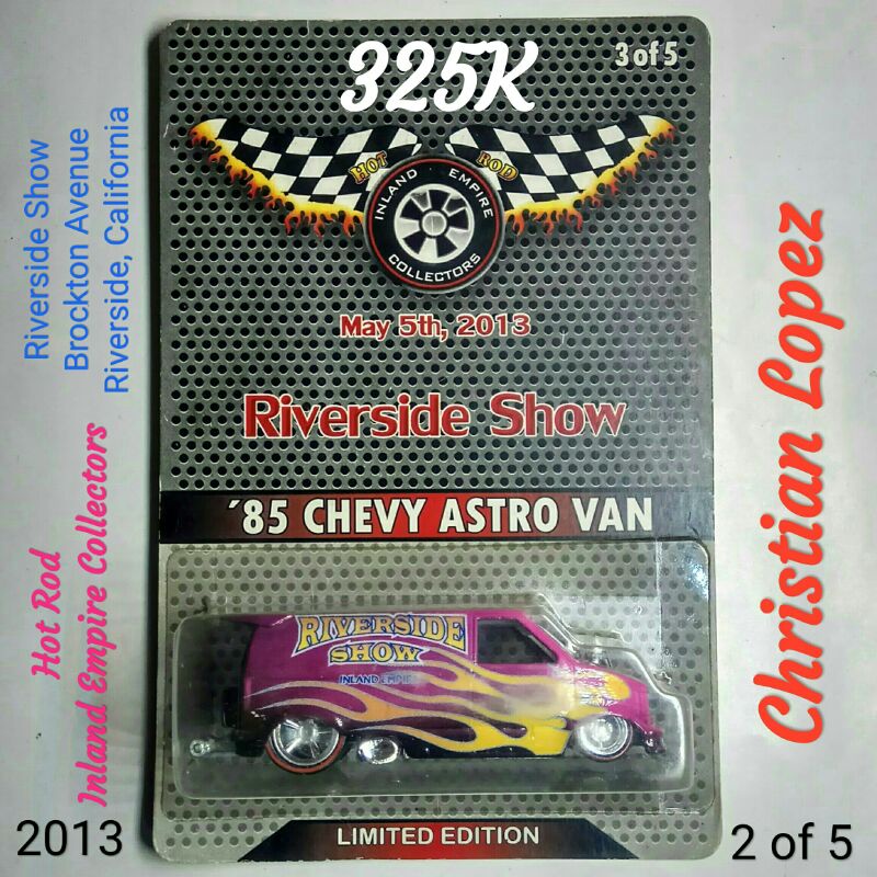 Jual Hot Wheels Custom Event Chevy Astro Van Hot Rod Inland Empire ...