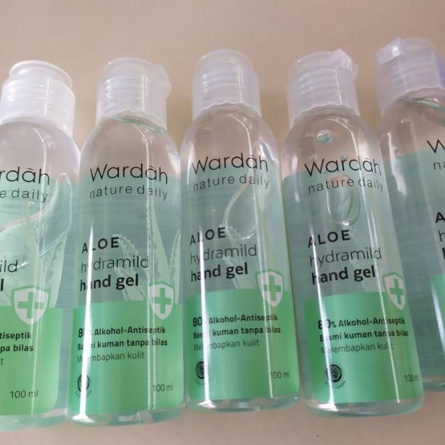 Jual Wardah hand gel/ hansanitizer waedah 100 ml aloe vera | Shopee ...