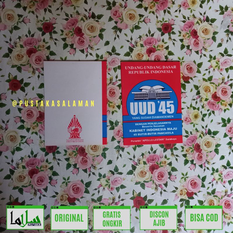 Jual Buku UUD 45 Undang Undang Dasar 1945 | Shopee Indonesia