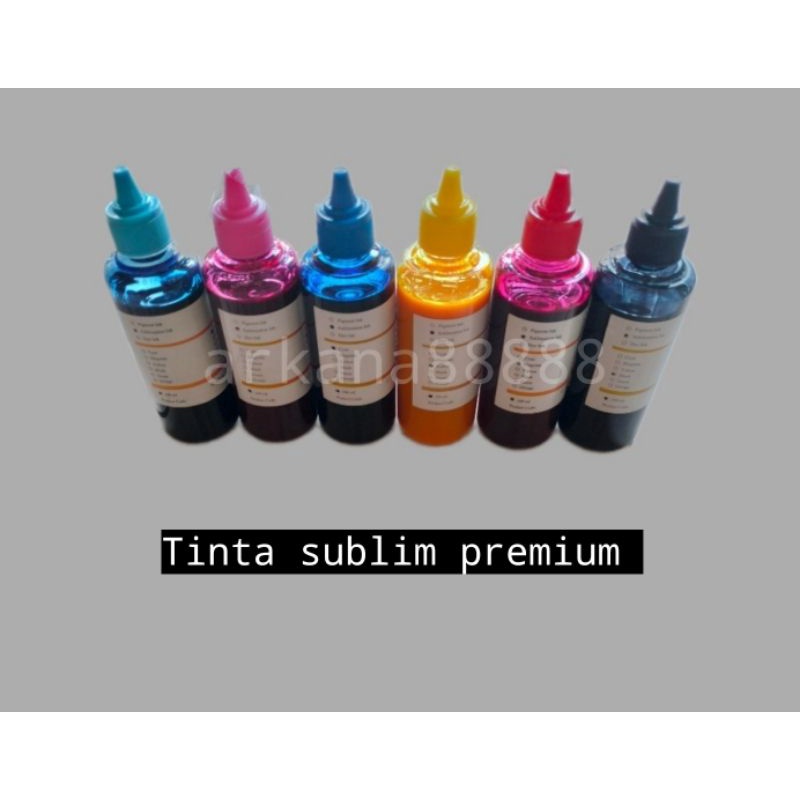 Jual tinta sublim premium Epson Canon inkjet printer isi 1 botol ...
