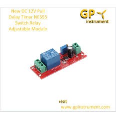 Jual New DC 12V Pull Delay Timer NE555 Switch Relay Adjustable Module ...