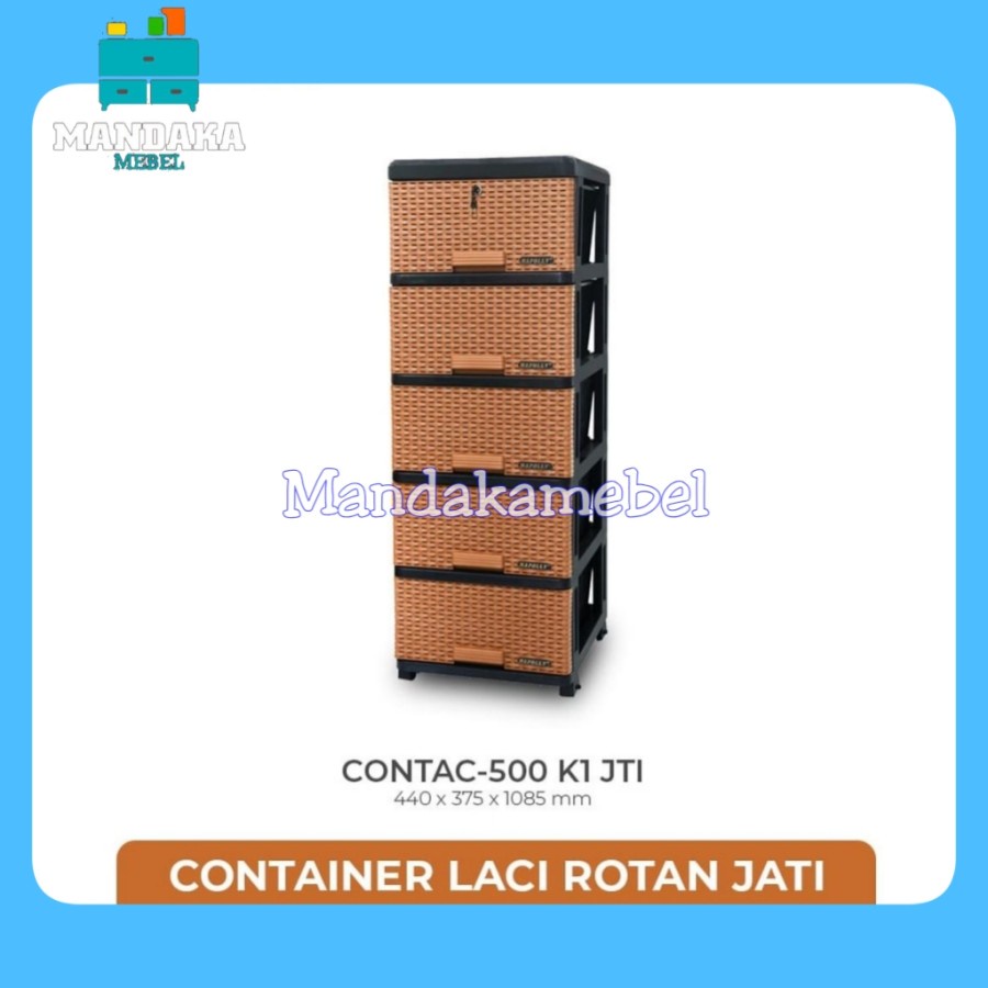 Jual Lemari plastik contac 400 dan 500 K 1 motif rotan jati | Shopee ...
