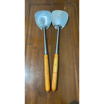 Jual SPATULA JUMBO GAGANG KAYU / SUTIL JUMBO GAGANG KAYU / SUTIL ...