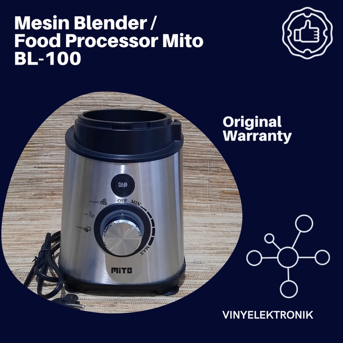 Jual Mesin Blender / Food Processor Mito BL100 / BL-100 New Original ...