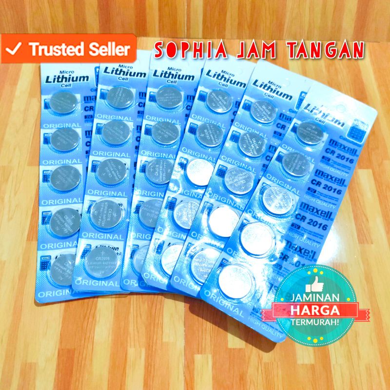 Jual HARGA 1 BIJI Battery cr2016 | baterei cr2016 | baterei cr 2016 ...