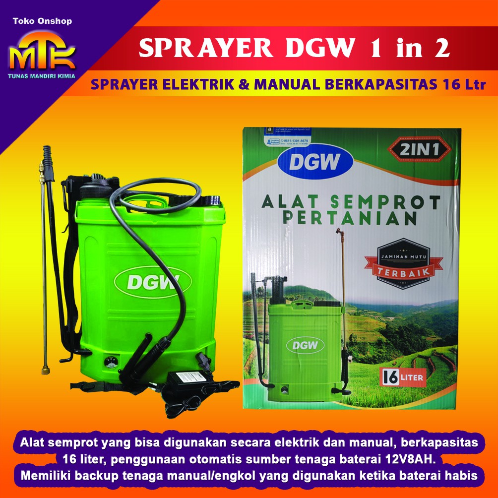 Jual ALAT SEMPROT PERTANIAN Kapasitas Tangki 16 Liter Bisa Otomatis Dan ...
