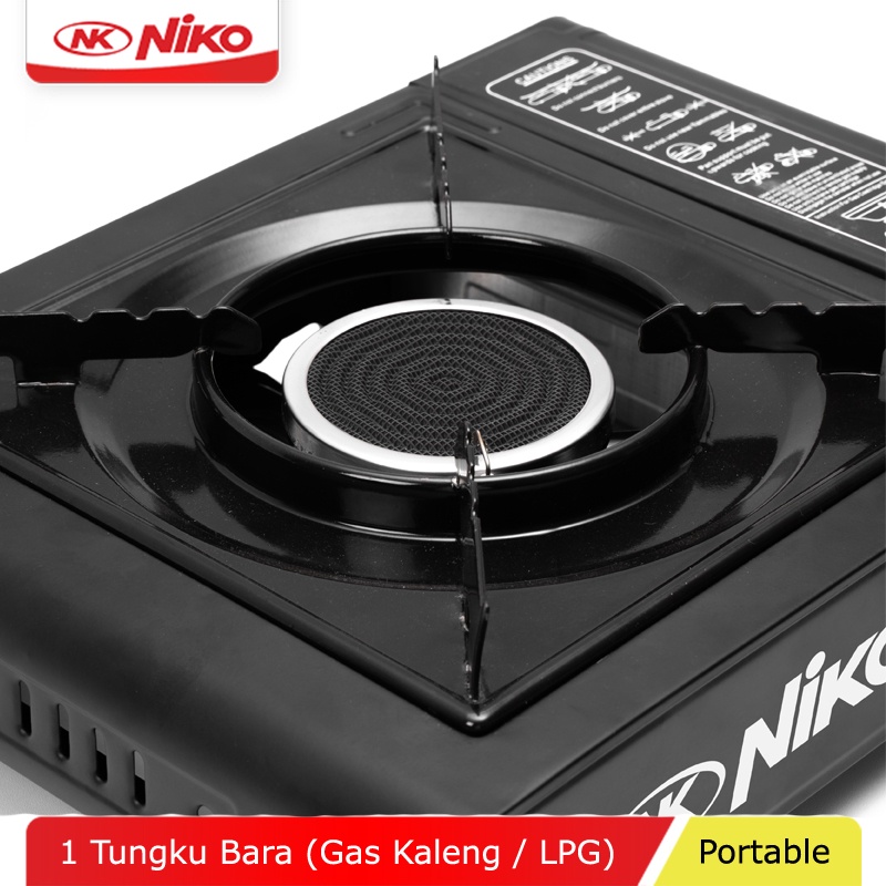 Jual Kompor Gas Portable NIKO 268 [Tungku Bara] l GARANSI RESMI ...