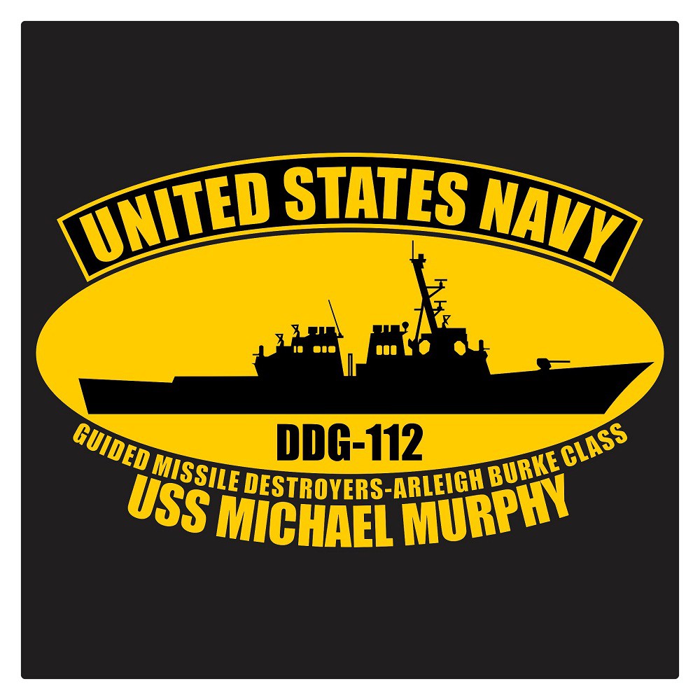 Jual United States Navy USS Michael Murphy DDG-112, Cutting Sticker ...