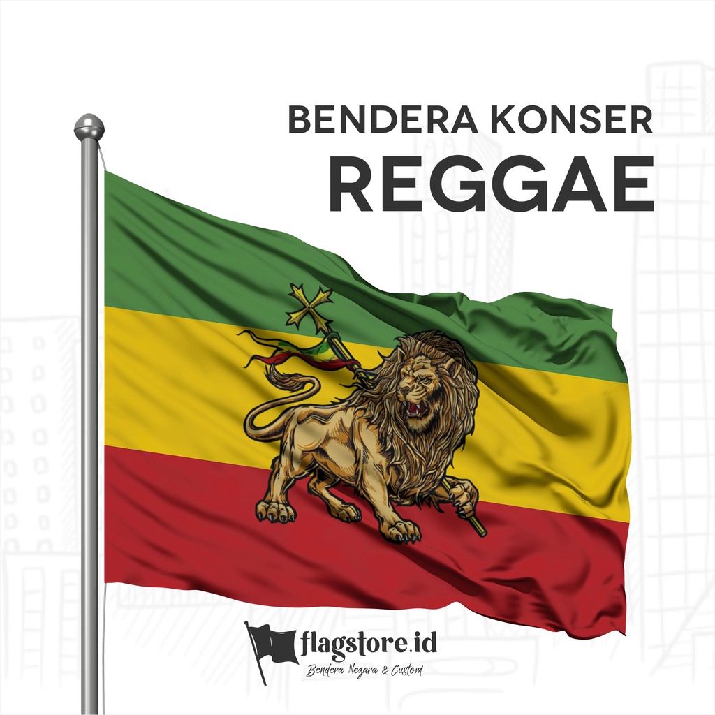 Jual Flagstore.id - BENDERA KONSER REGGAE | Shopee Indonesia