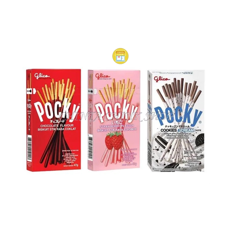 Jual Pocky 40g EXTRA BIG Stick Glico Biskuit Box 3 Varian Rasa | Shopee ...