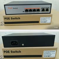 Jual switch hub poe 4 ports + 2 ports up link 100mbps full poe (1006P ...