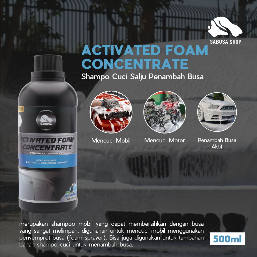 Jual Activated Foam Concentrate Shampo Cuci Salju Penambah Busa Snow ...