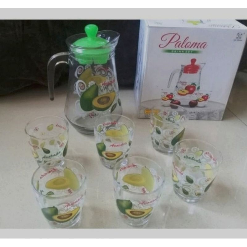Jual Teko set Gelas / Drink set tipe Paloma (per set) | Shopee Indonesia