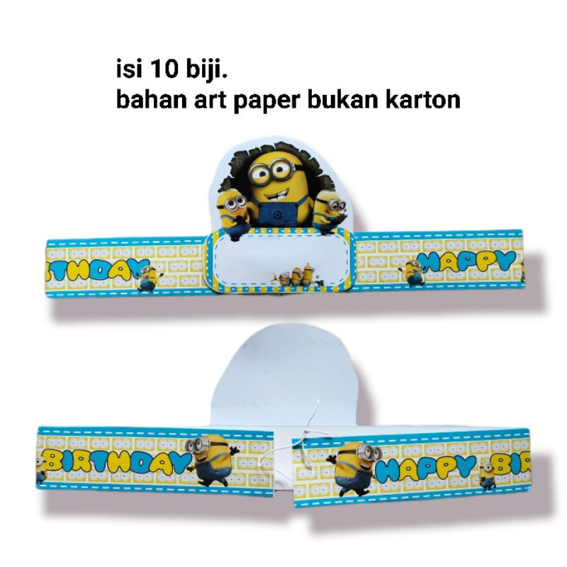 Jual topi lingkar karakter minion minions | Shopee Indonesia