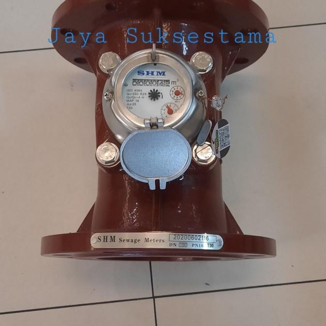 Jual Flow Meter SHM Air Limbah / Kotor / Meteran Air 6" inch Air Dingin ...